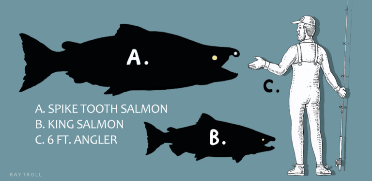 This giant, prehistoric fanged salmon is even more bizarre than ...